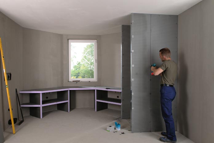 Le matériau idéal pour réaliser des cloisons dans la salle de bains