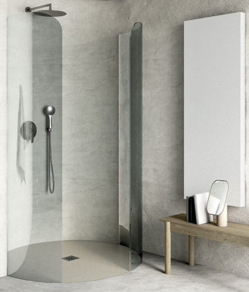 Deux solutions pour une cabine de douche ronde I Stylesdebain